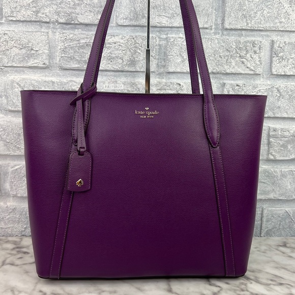 kate spade | Bags | Kate Spade Large Cara Tote Shoulder Bag In Ripe ...